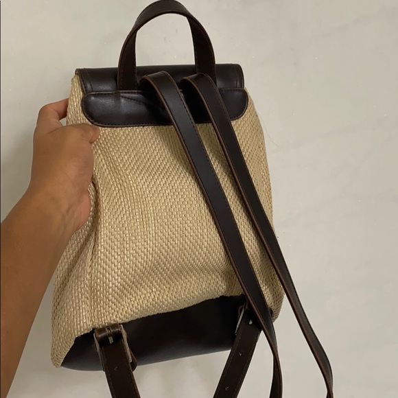 villager | Bags | Vintage Villager Leather And Canvas Mini Backpack ...